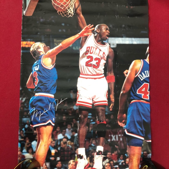 Wall Decor | Chicago Bulls Michael Jordan Dunk Craig Ehlo Poster | Poshmark